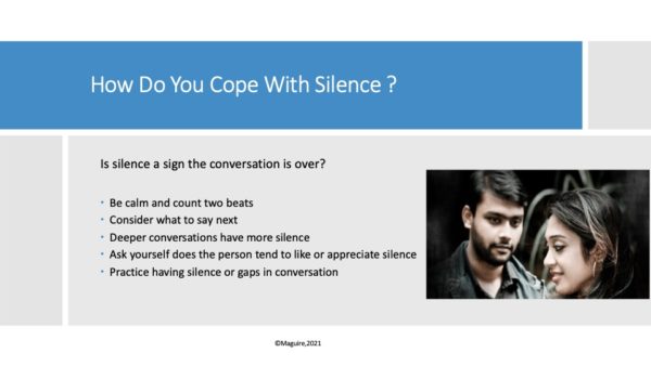 Managing Silence in Conversations - Caroline Maguire, M.Ed. | Social ...