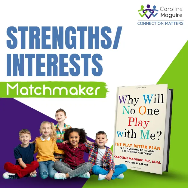 Strengths/Interests Matchmaker - Caroline Maguire, M.Ed. | Social ...